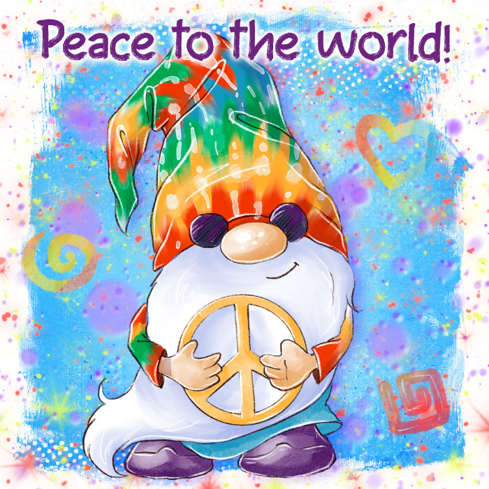 Gnomes NFT Collection: Hippie Power - Wichtel-Village