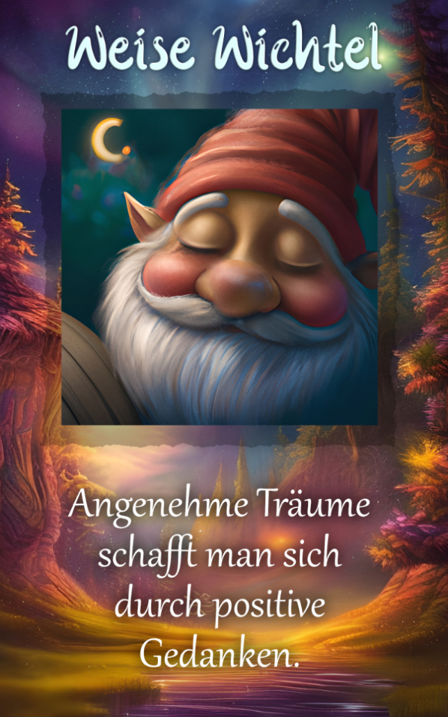 Gute Nacht Gedanken - Wichtel-Village